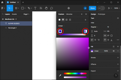 How To Create a Gradient in Figma