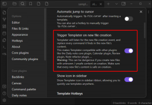 Obsidian Journal Templates