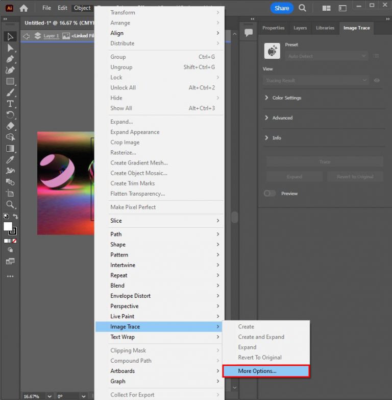 How to Trace an Image in Illustrator