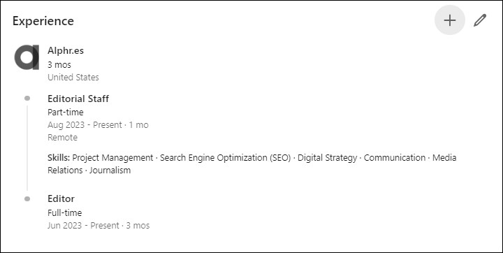 How to Add Multiple Positions at the Same Company in LinkedIn