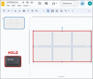 How To Select an Object Behind in Google Slides