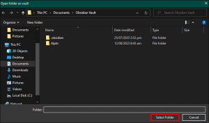 How to Create a New Vault in Obsidian