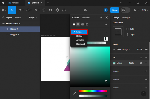 How To Create a Gradient in Figma