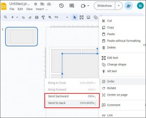 How To Select an Object Behind in Google Slides