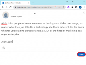 How to Add a Link in a Post in LinkedIn