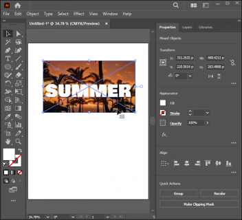 How to Create a Clipping Mask in Illustrator