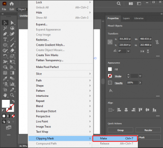 How to Create a Clipping Mask in Illustrator