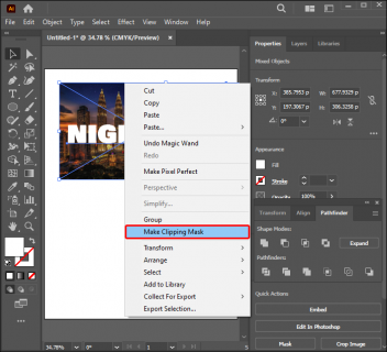 How to Create a Clipping Mask in Illustrator