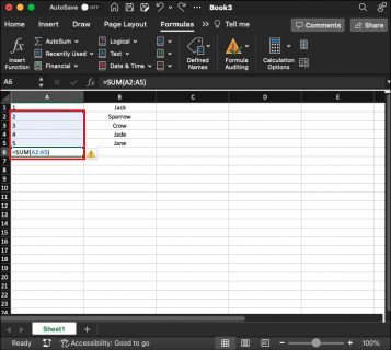 How to Find Circular Reference Cell in Excel