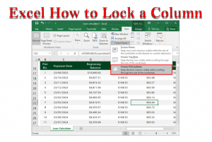 How To Lock a Formula in Excel