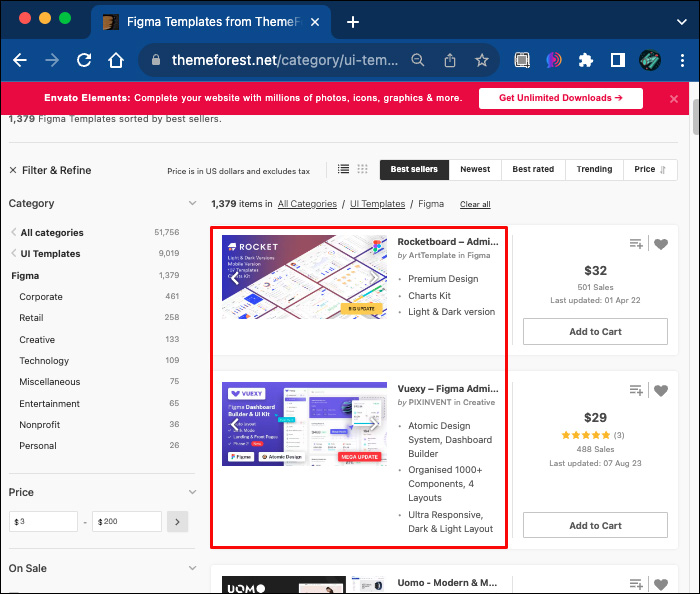 Free Figma Website Templates