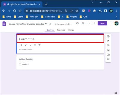 How To Change the Next Question Based on an Answer in Google Forms