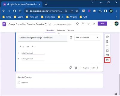 How To Change the Next Question Based on an Answer in Google Forms