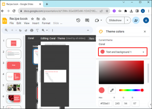 How to Change Theme Colors in Google Slides