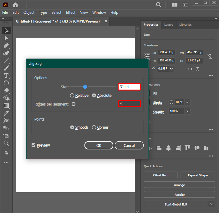 How To Create A Wave In Illustrator