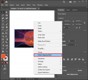 How to Create a Clipping Mask in Illustrator