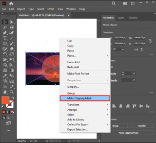 How to Create a Clipping Mask in Illustrator