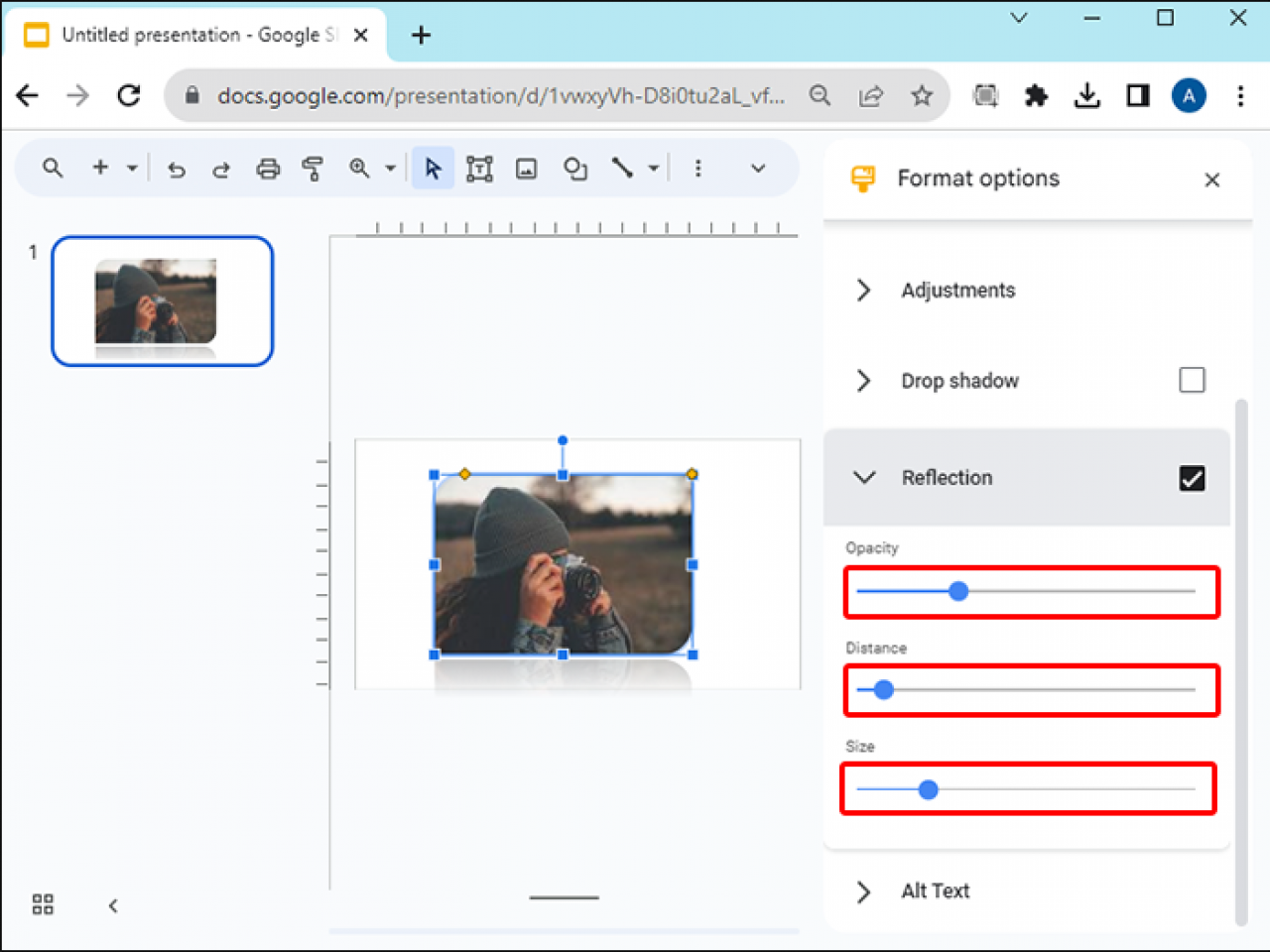 How to Change an Image's Shape in Google Slides