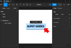 How to Add a Hyperlink in Figma