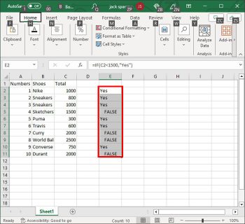 How to Find if Value Is in a List in Excel
