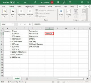 How to Find if Value Is in a List in Excel