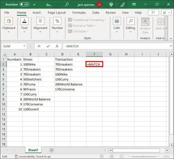 How to Find if Value Is in a List in Excel
