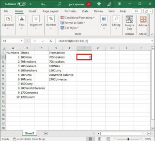 How to Find if Value Is in a List in Excel