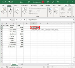 How to Find if Value Is in a List in Excel