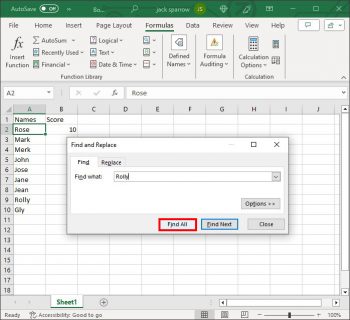 How to Find if Value Is in a List in Excel