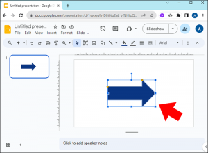 How To Change the Arrow Color in Google Slides
