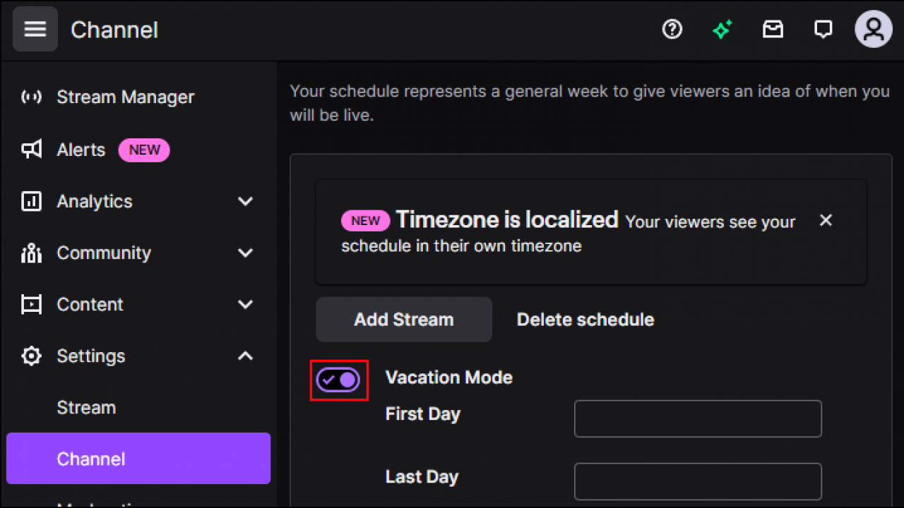 How to Make a Schedule in Twitch