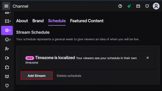 How to Make a Schedule in Twitch