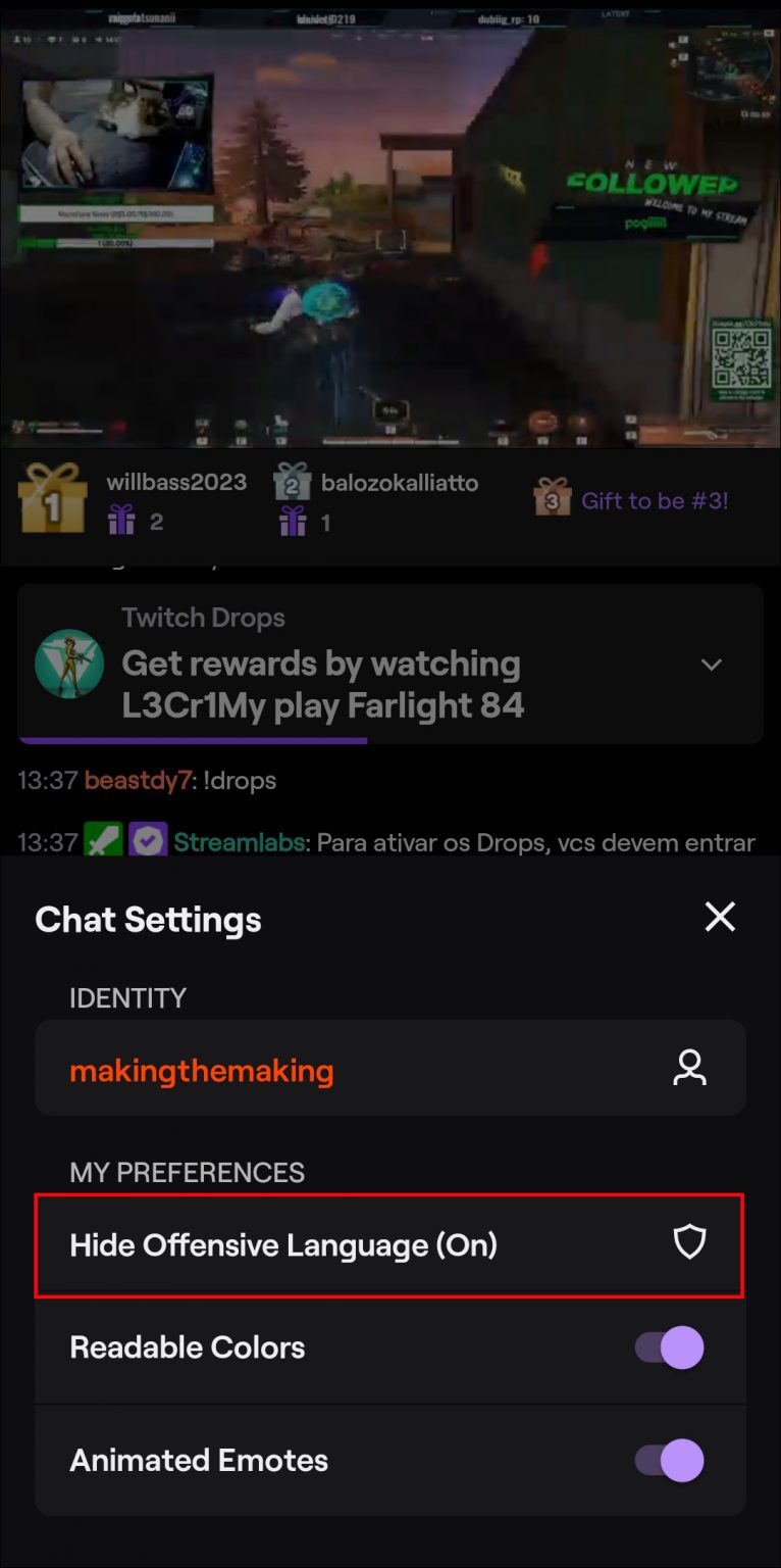 How to Turn Off the Chat Filter in Twitch