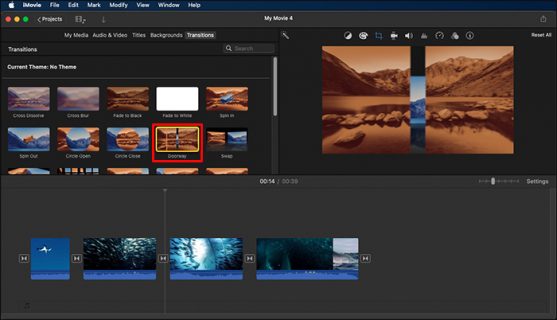 How to Add a Transition to All Photos in iMovie