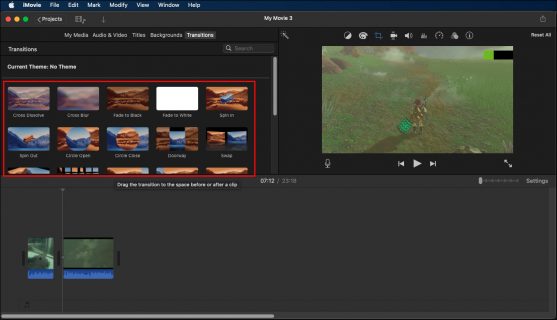 How to Change Transitions in iMovie