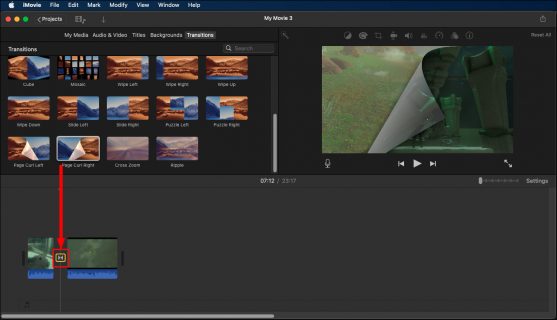 How to Change Transitions in iMovie