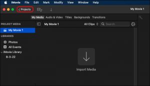How to Save a Project in iMovie