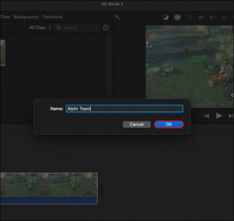 How to Save a Project in iMovie
