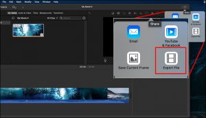How to Save a Project in iMovie
