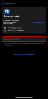 How to Cancel Your Subscription to Paramount Plus
