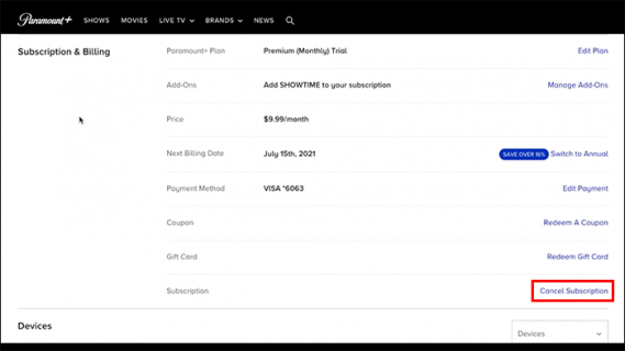 How to Cancel Your Subscription to Paramount Plus