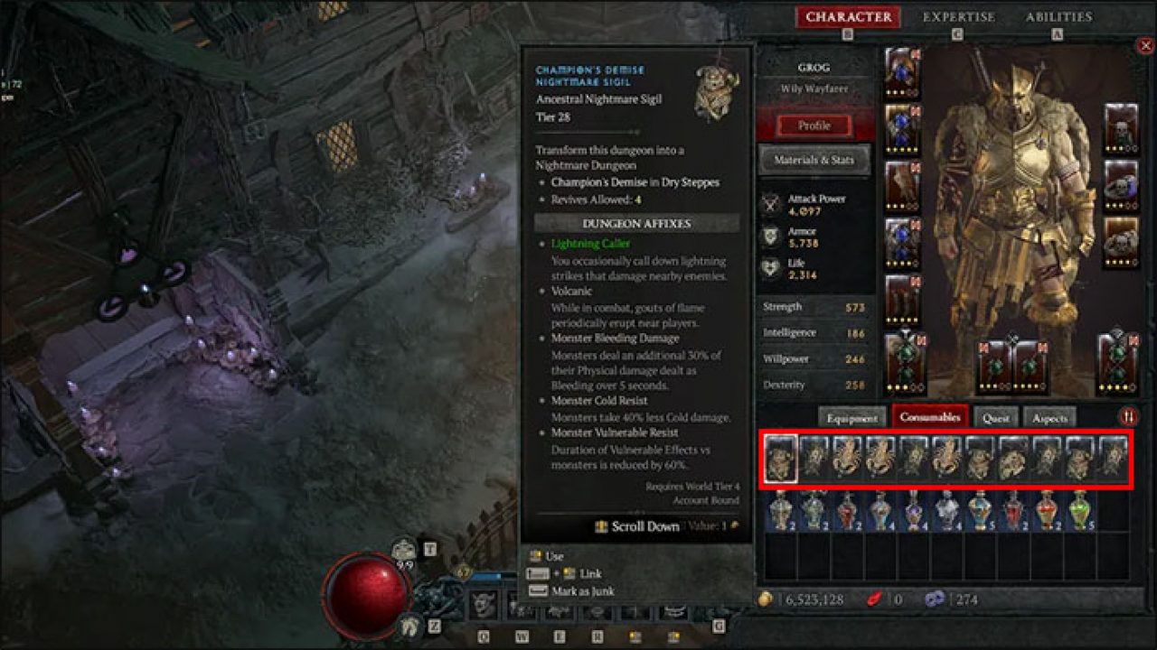How to Craft Sigils in Diablo 4