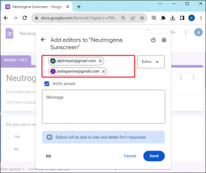 Google Forms: How to Get Email Notifications