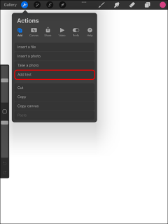 How to Add Text in Procreate