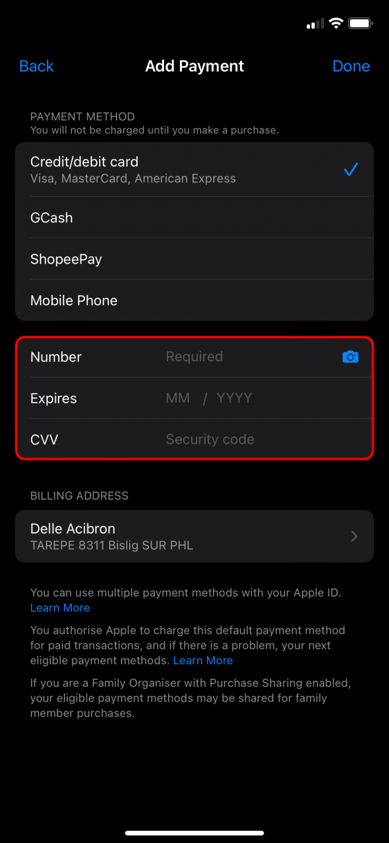 How to Change the Payment Method in iCloud