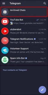How to Find Archived Chats in Telegram