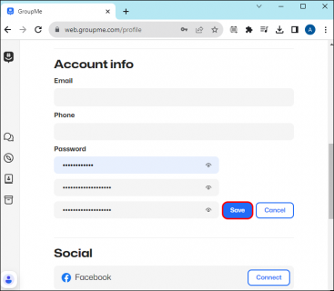 How To Reset Password in GroupMe