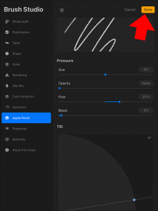 Procreate: How to Turn Off Pressure Sensitivity