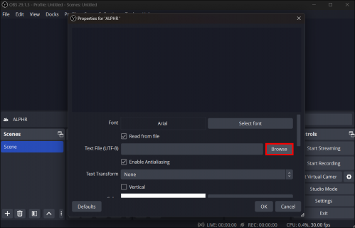 How to Add a Recent Follower in OBS
