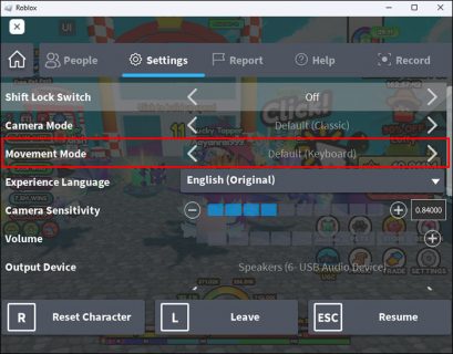 How to Disable Controls in Roblox